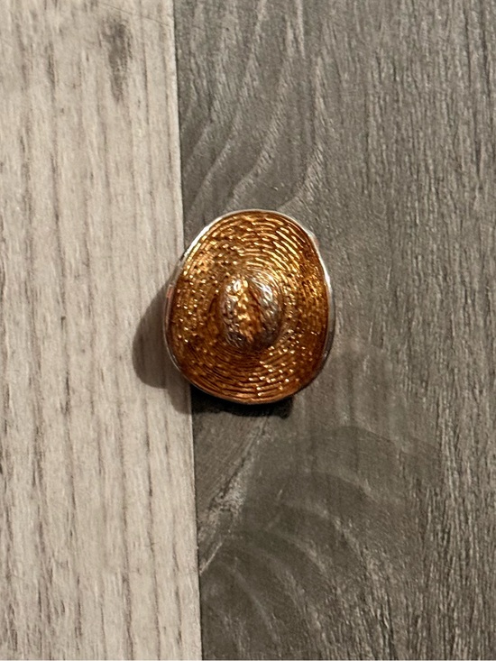Jewelry | Gold Tone Straw Hat Pin Brooch | Poshmark
